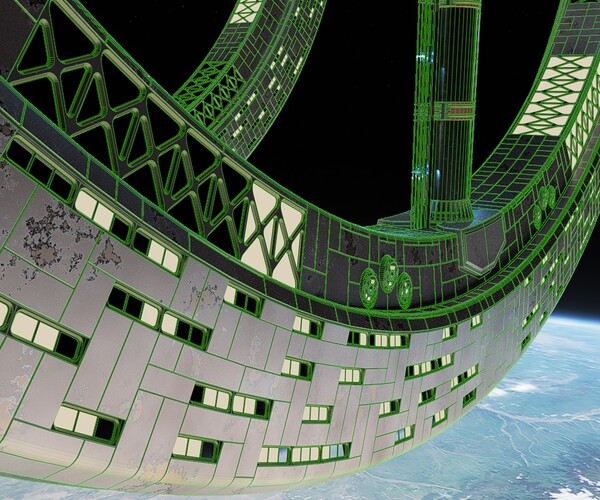 ArtStation - Mega Artificial Gravity Space Station | Resources