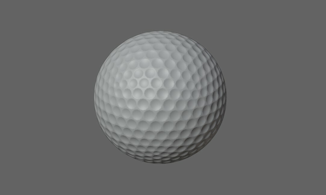 ArtStation - Golf Ball - Bola de Golf 3D model | Game Assets