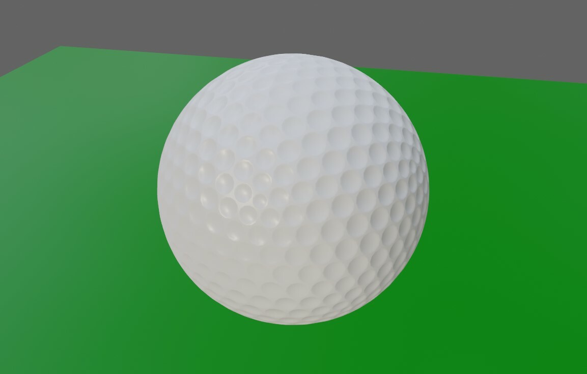 ArtStation - Golf Ball - Bola de Golf 3D model | Game Assets
