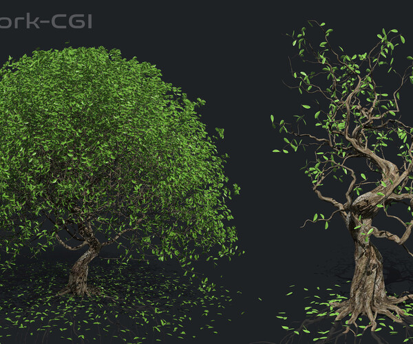 ArtStation - Trees | Game Assets