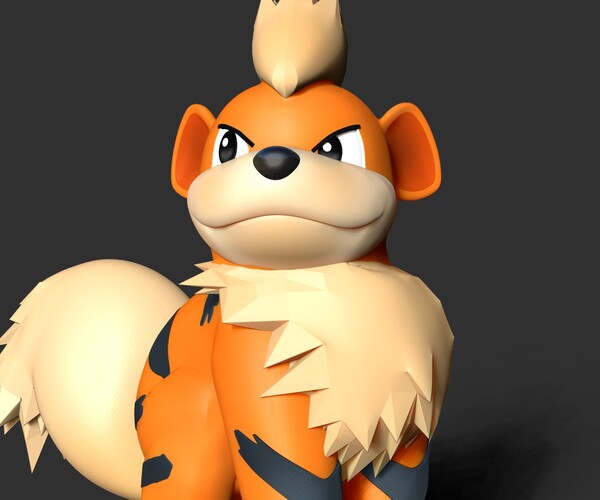 ArtStation - Growlithe - Pokemon Fanart | Resources
