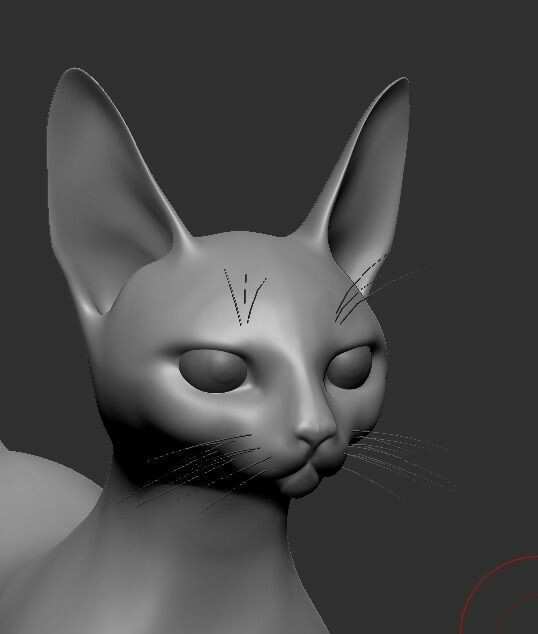 ArtStation - Base Mesh Cat Sfinx | Resources