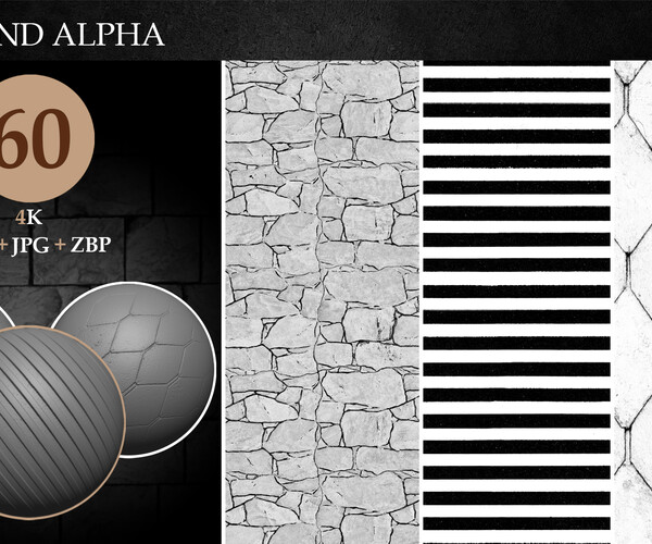 ArtStation - 60 Ground Alpha-vol 2 | Brushes