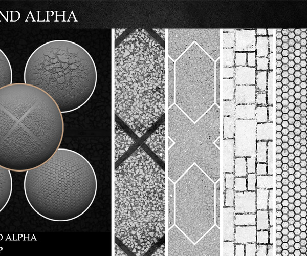 ArtStation - 60 Ground Alpha-vol 2 | Brushes