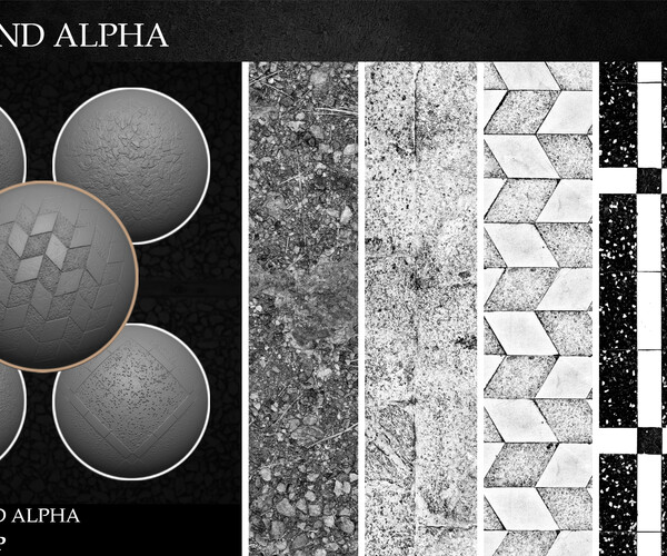 ArtStation - 60 Ground Alpha-vol 2 | Brushes