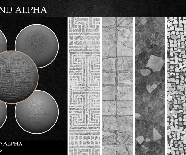 ArtStation - 60 Ground Alpha-vol 2 | Brushes
