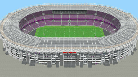 ArtStation - Fictional old stadium: Football club arena | Resources
