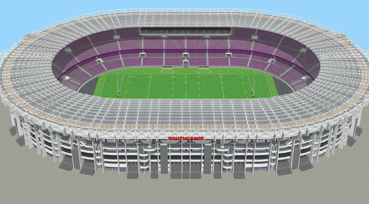ArtStation - Fictional old stadium: National Rugby arena | Resources