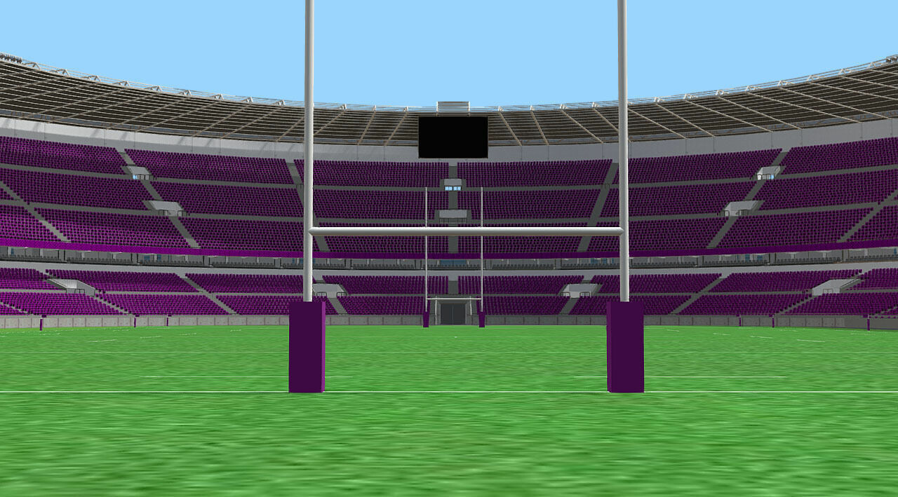 ArtStation - Fictional old stadium: National Rugby arena | Resources