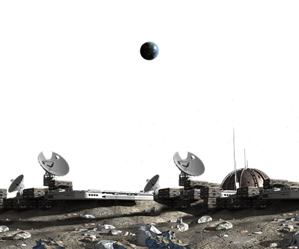 ArtStation - Moon Colony 2. - Illustration Pack | Game Assets