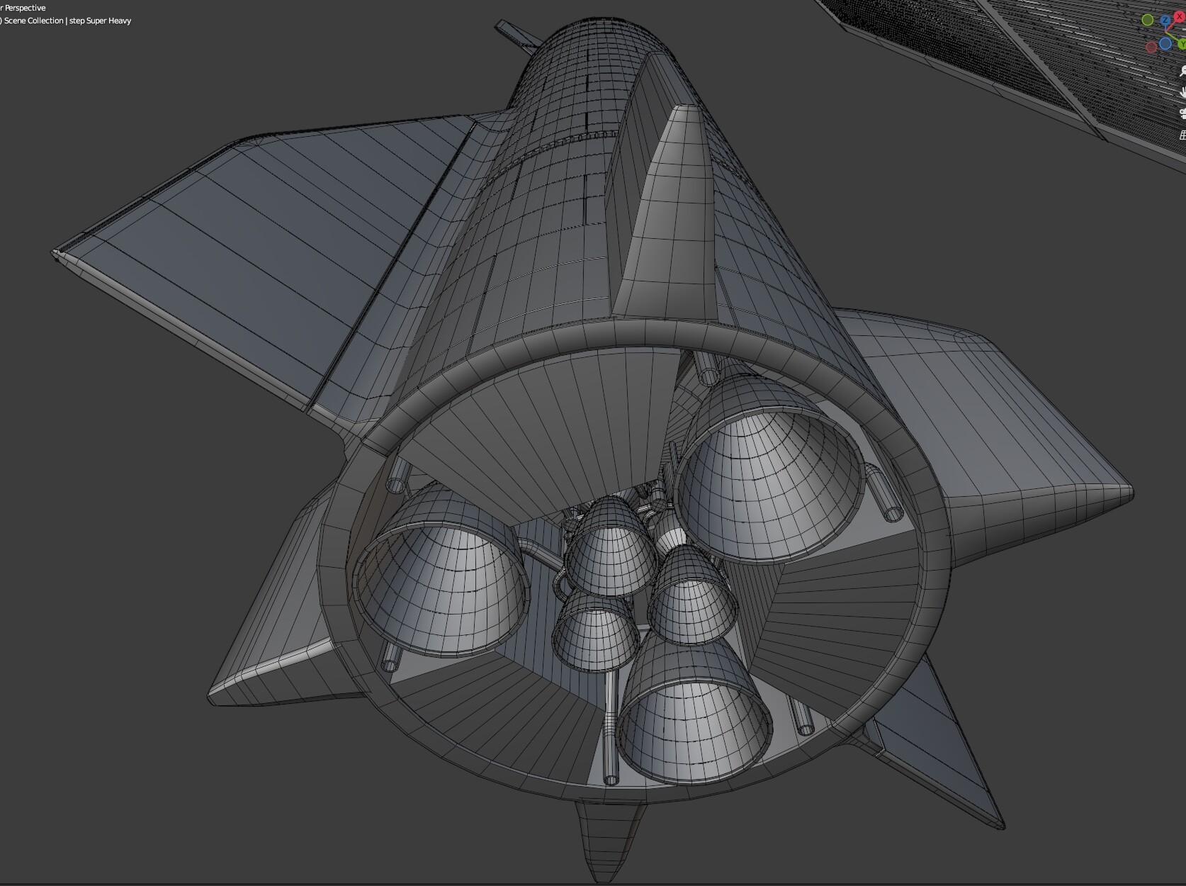 ArtStation - Starship Super Heavy and Tower | Game Assets