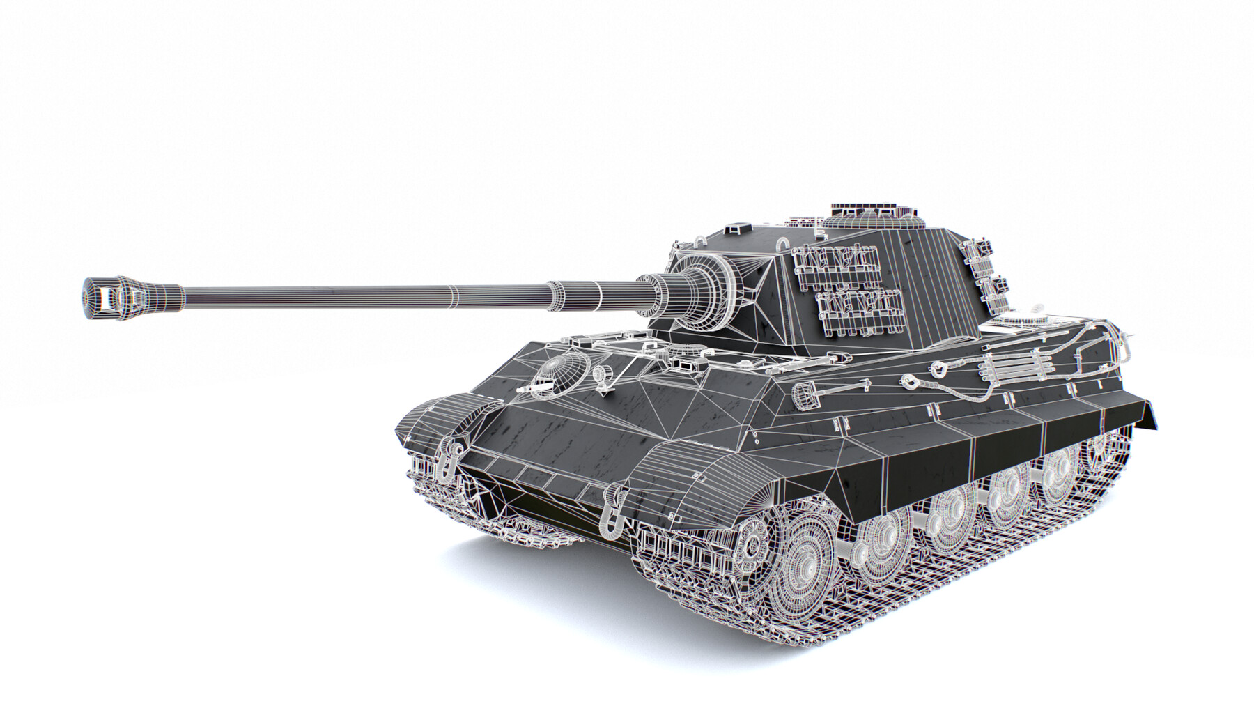 ArtStation - King Tiger - Tiger 2 | Game Assets