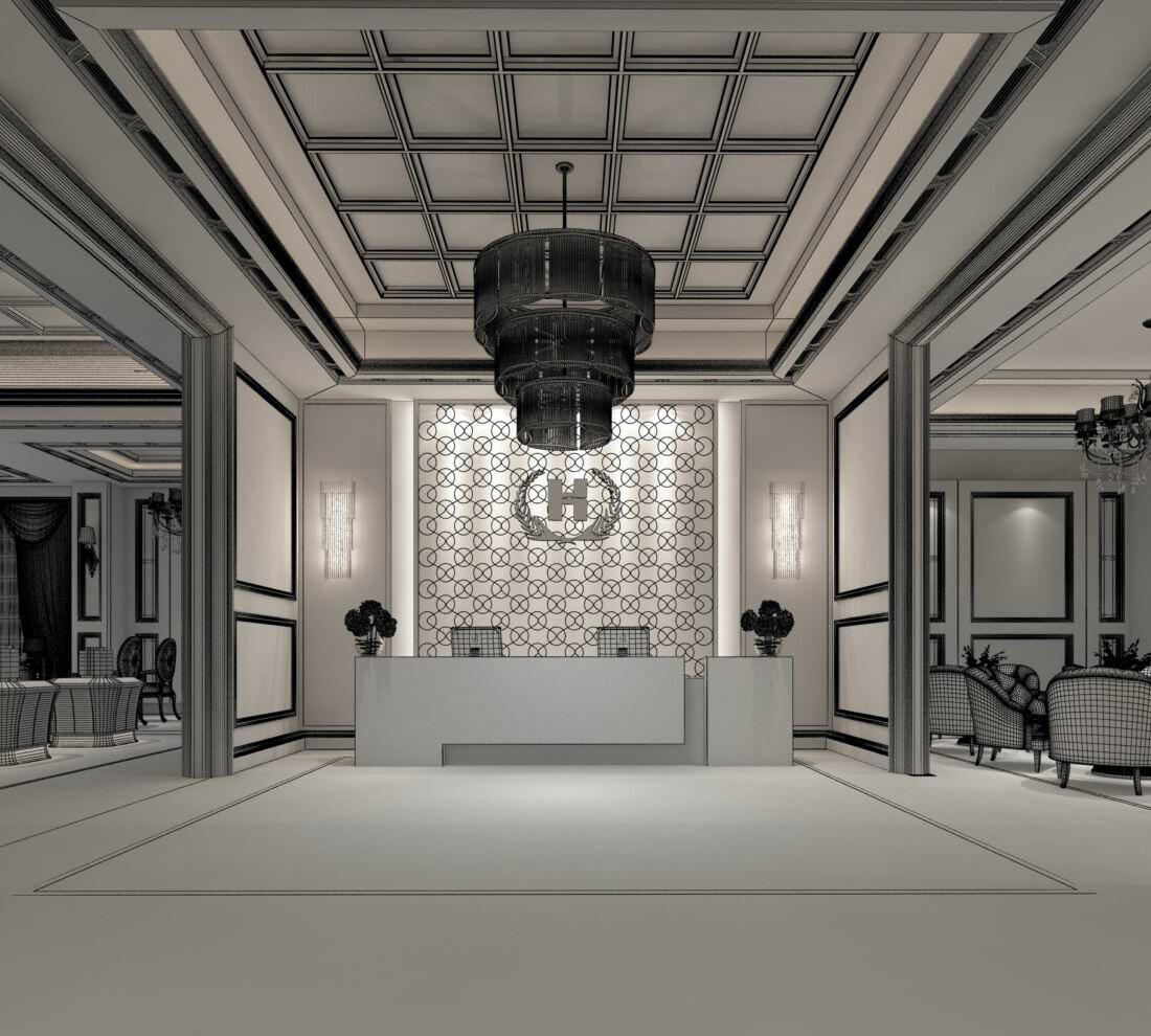 ArtStation - real estate sales exhibition design 01 | Resources