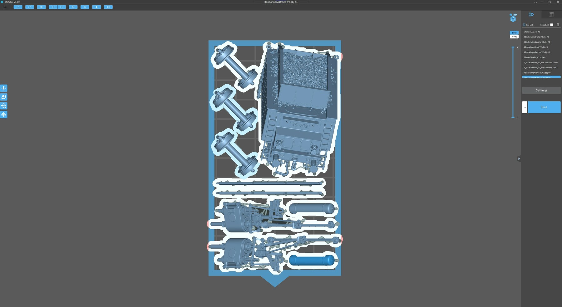 ArtStation - Steam locomotive - Class 24 - 3d print | Resources