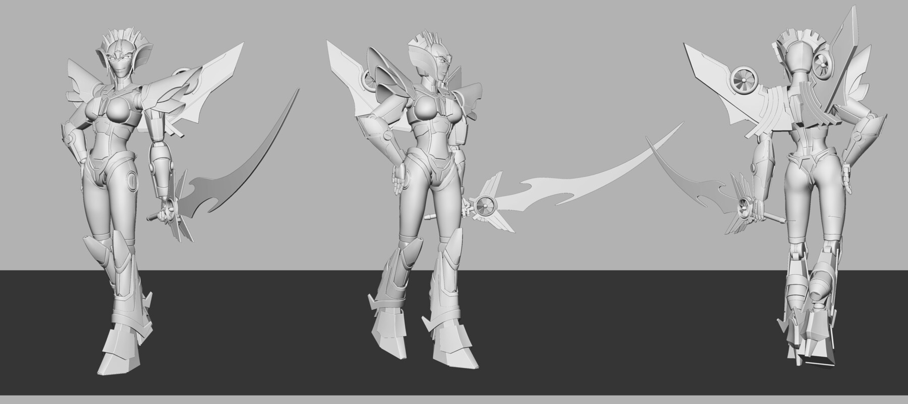 ArtStation - Windblade Transformers Prime 3D Character Rig | Game Assets