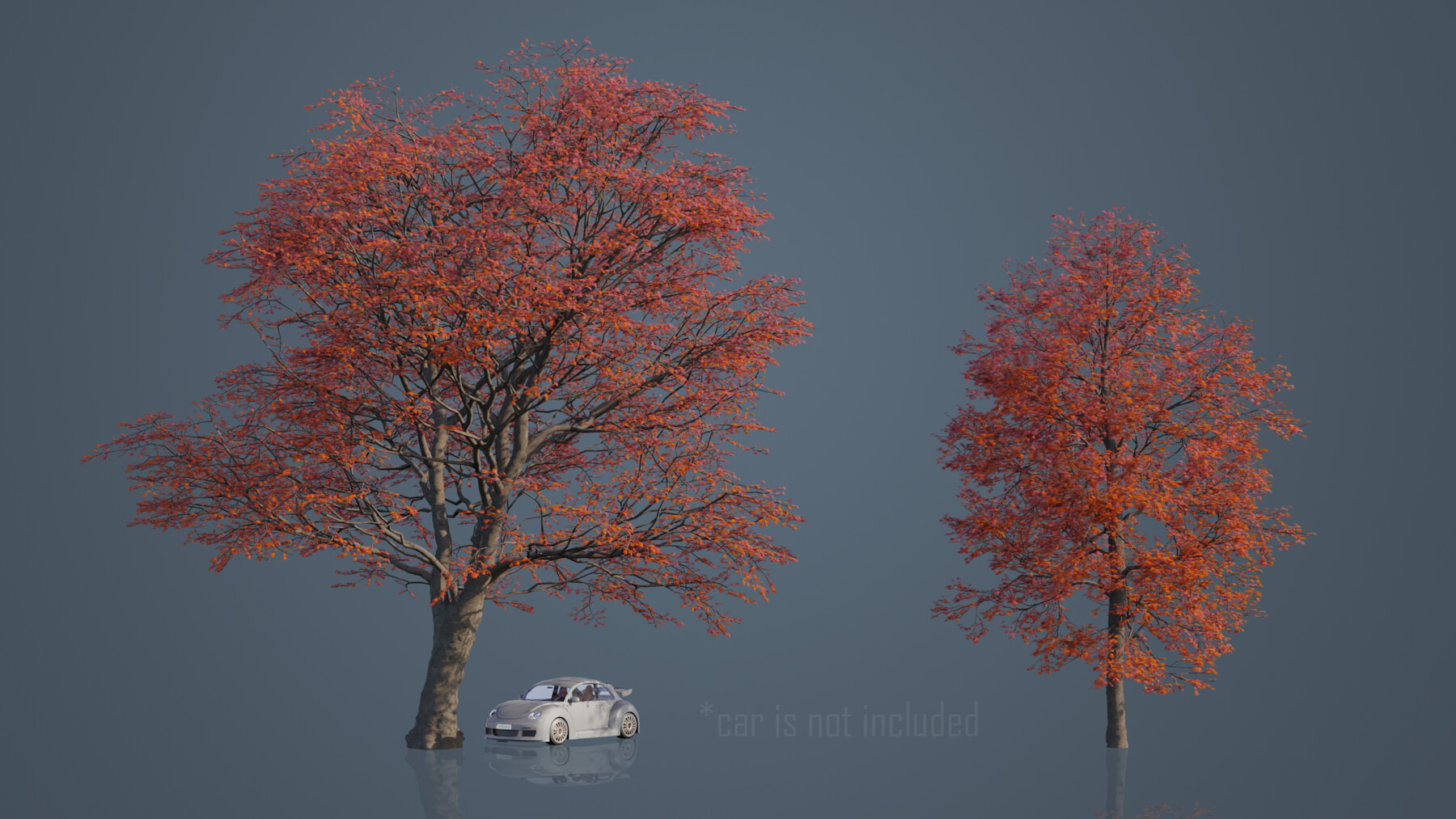 ArtStation - Red Maple Trees | Game Assets