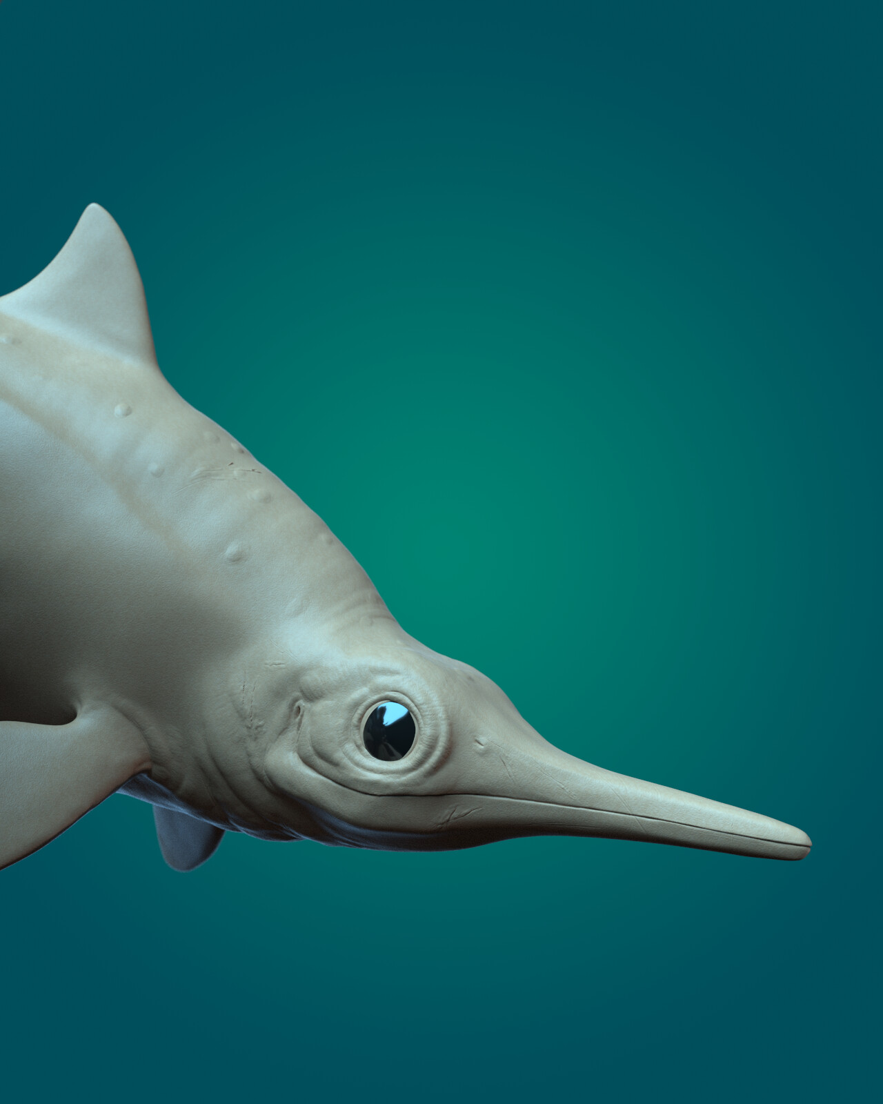 ArtStation - Ophthalmosaurus environment - Ready for 3D print | Resources