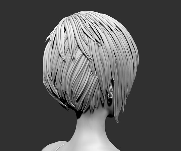 ArtStation - Cyberpunk Hair | Resources