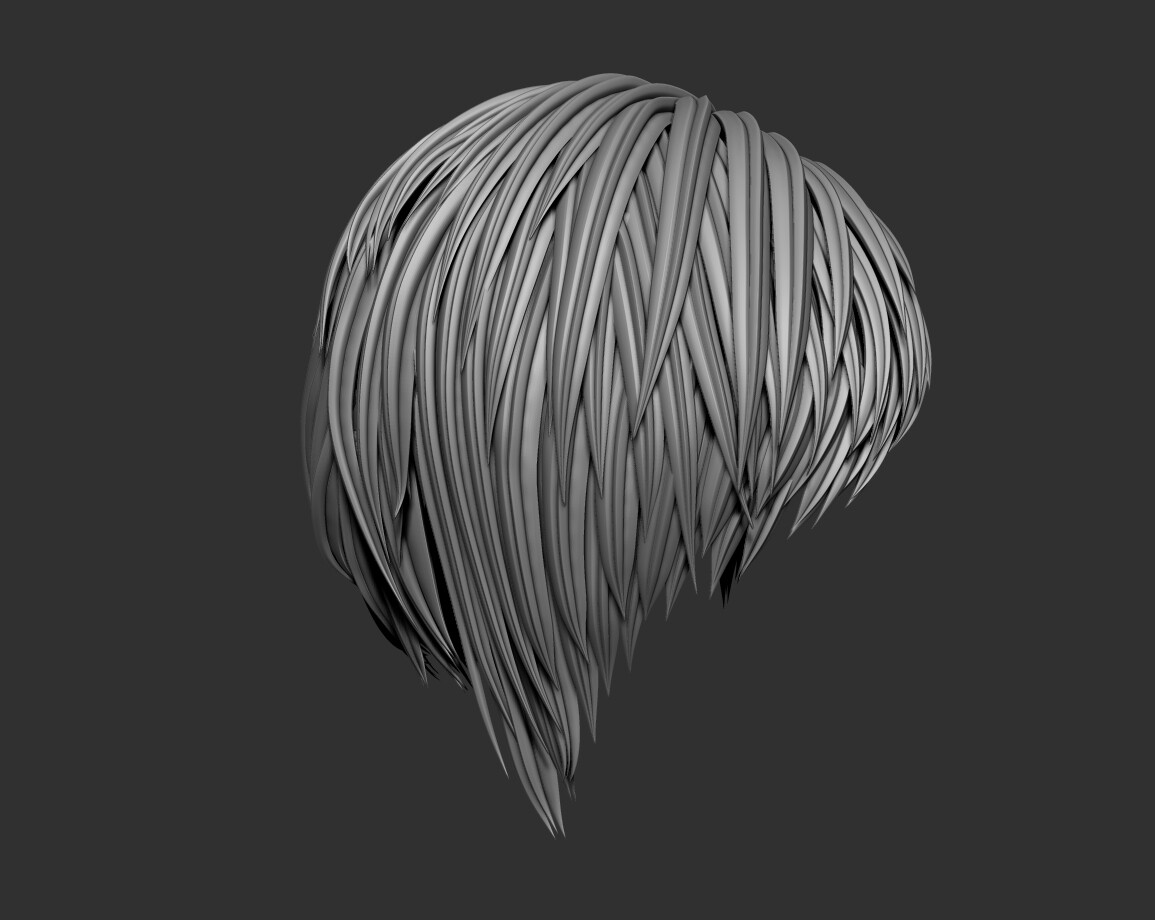 ArtStation - Cyberpunk Hair | Resources