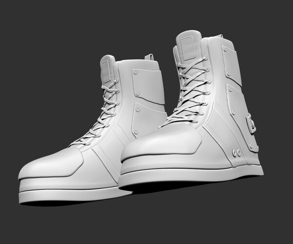 ArtStation - High Top Sneaker | Resources
