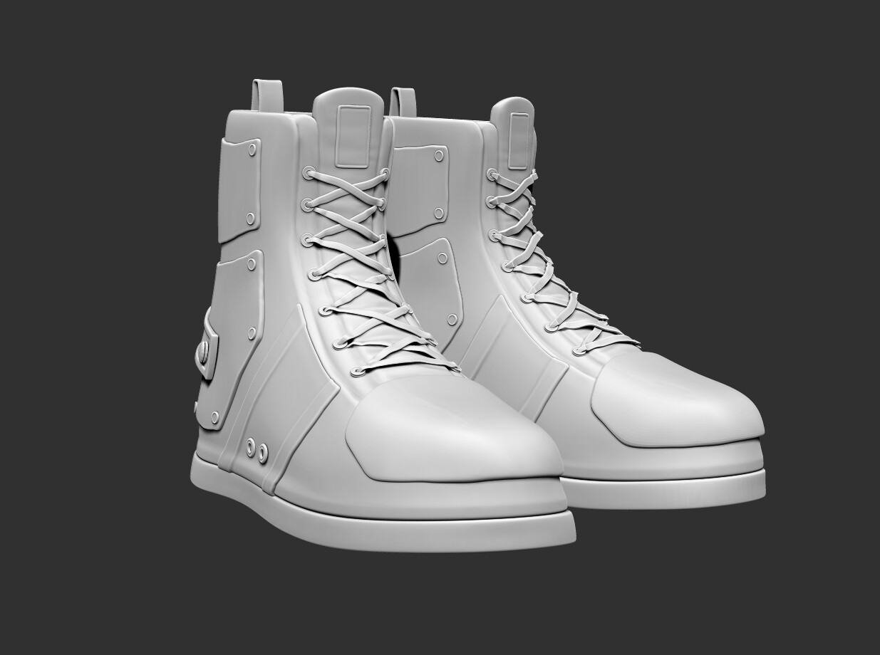 ArtStation - High Top Sneaker | Resources