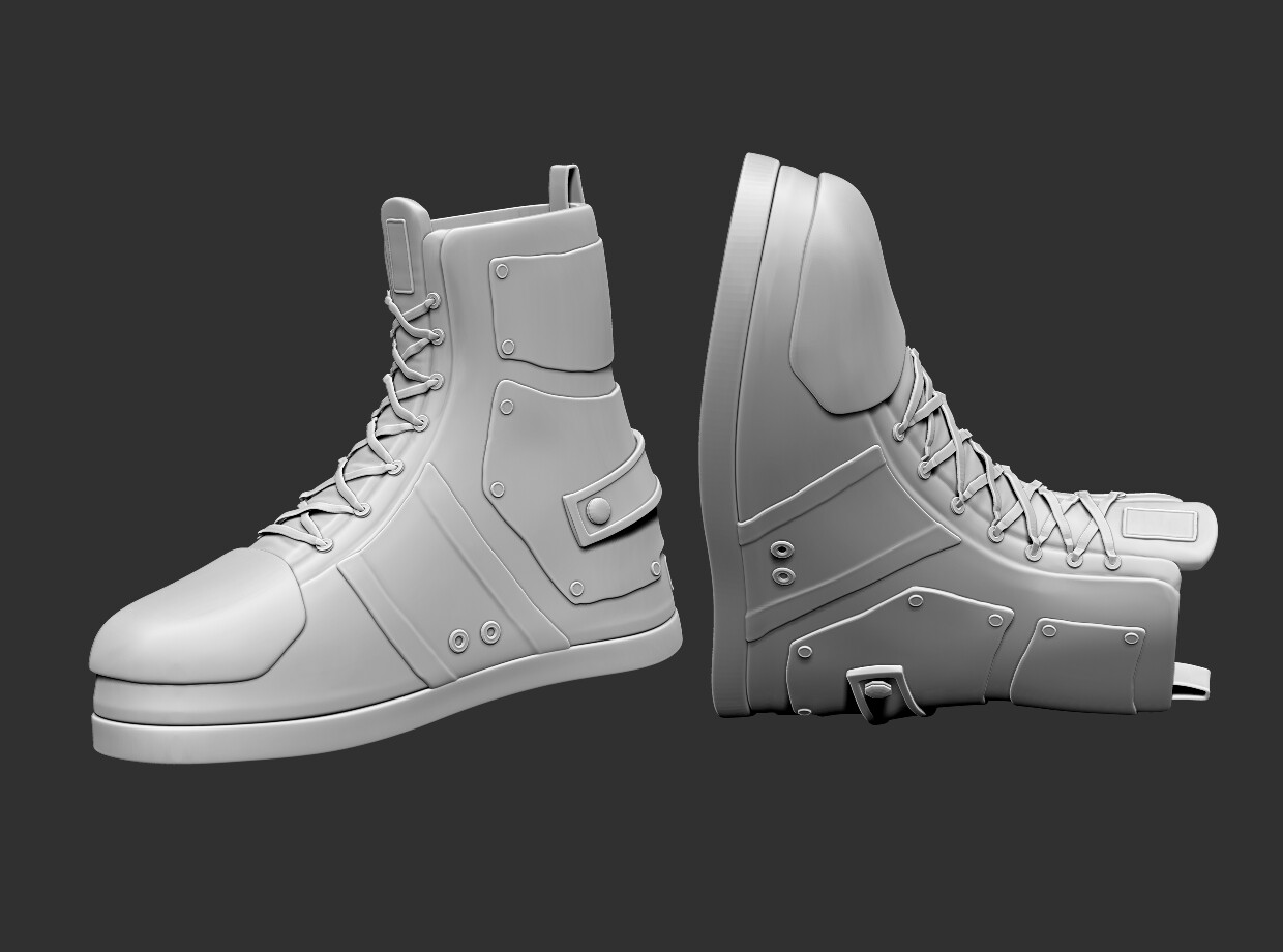 ArtStation - High Top Sneaker | Resources