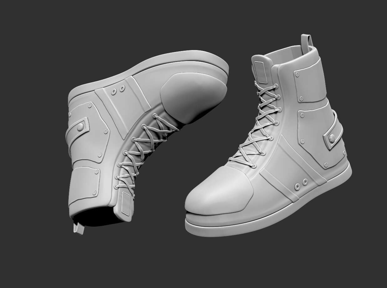 ArtStation - High Top Sneaker | Resources