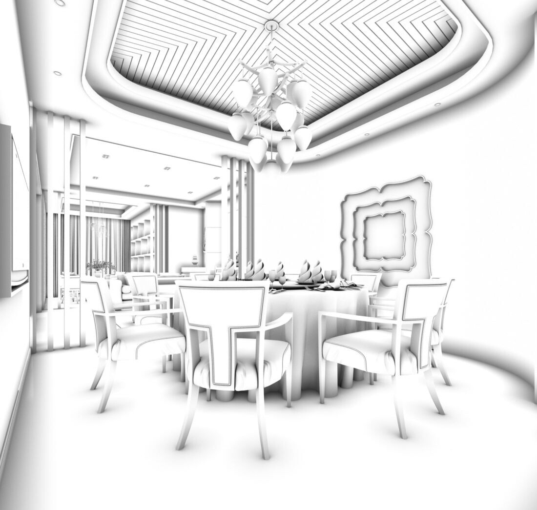 ArtStation - Business Restaurant - Coffee - Banquet 25 | Resources