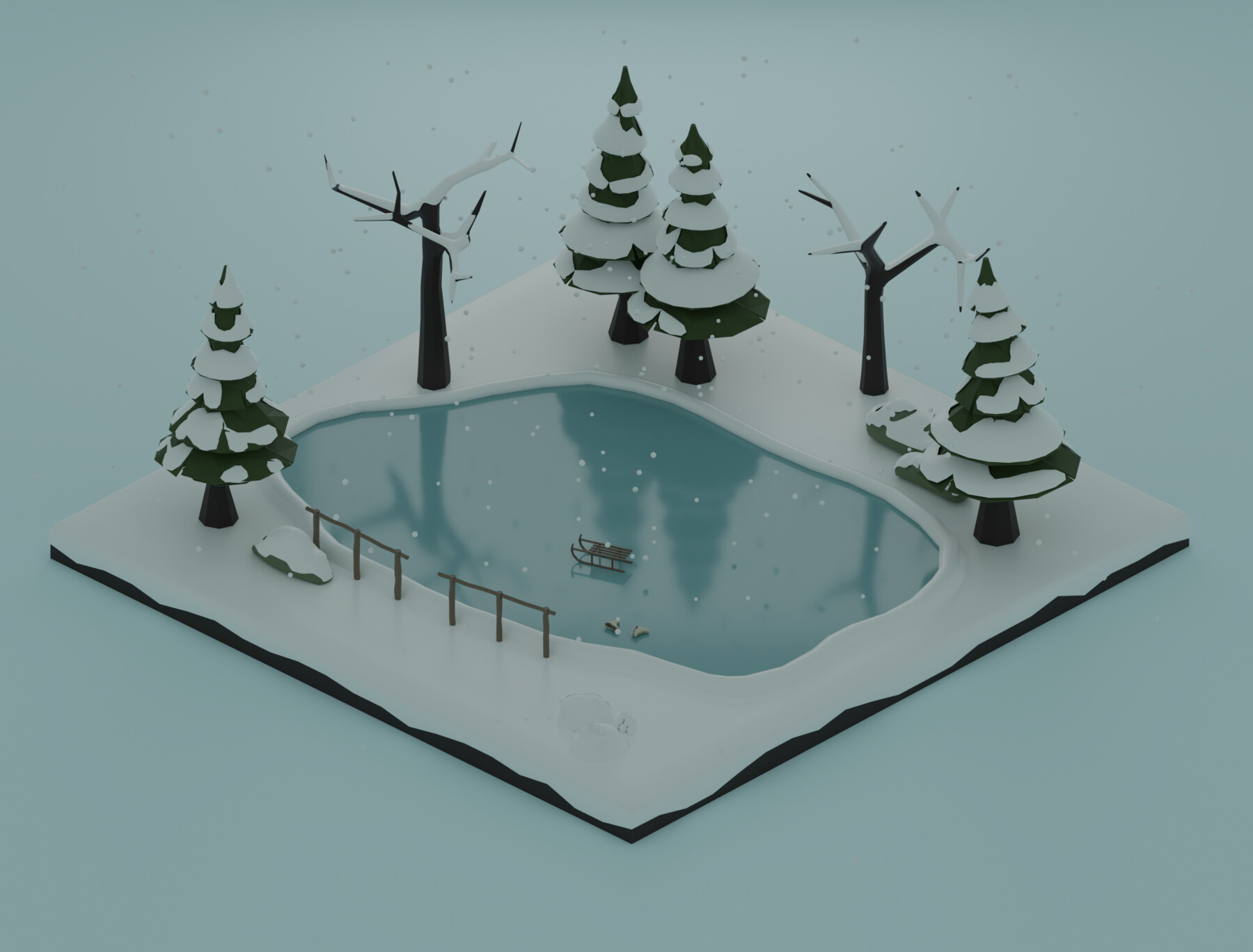ArtStation - Ice rink | Game Assets