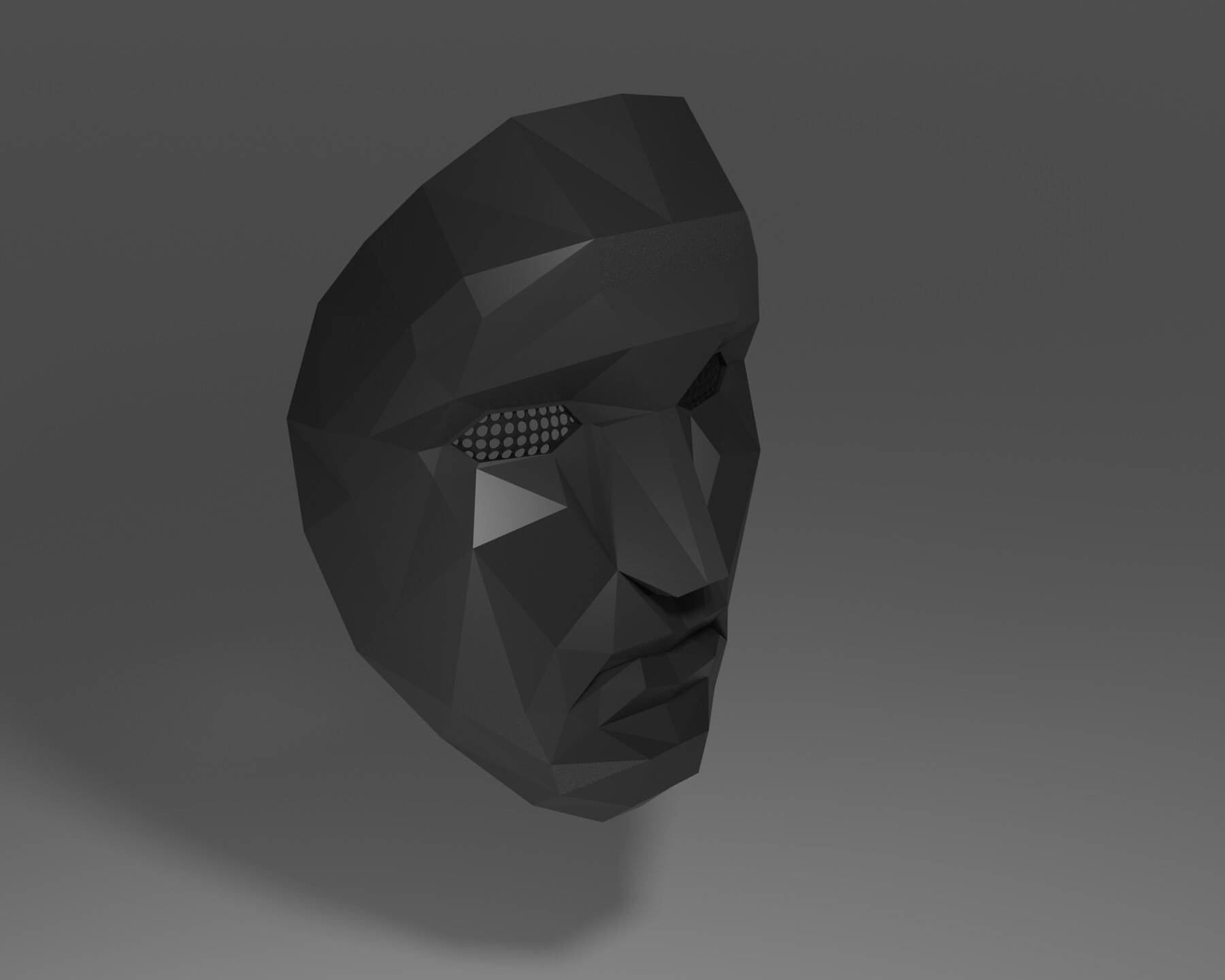 ArtStation - squide game mask - Front Man Mask 3D print model | Resources