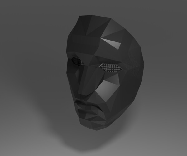 ArtStation - squide game mask - Front Man Mask 3D print model | Resources