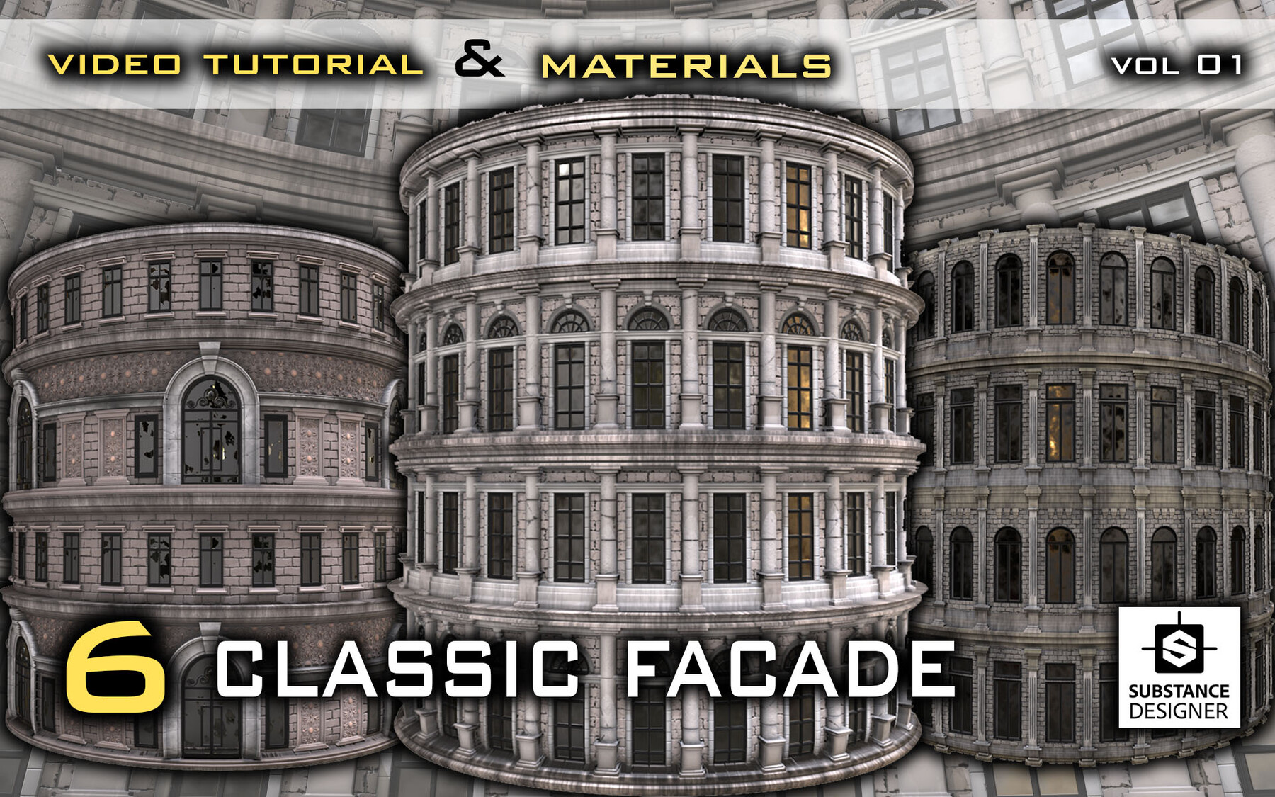 ArtStation - facade material pack | Tutorials