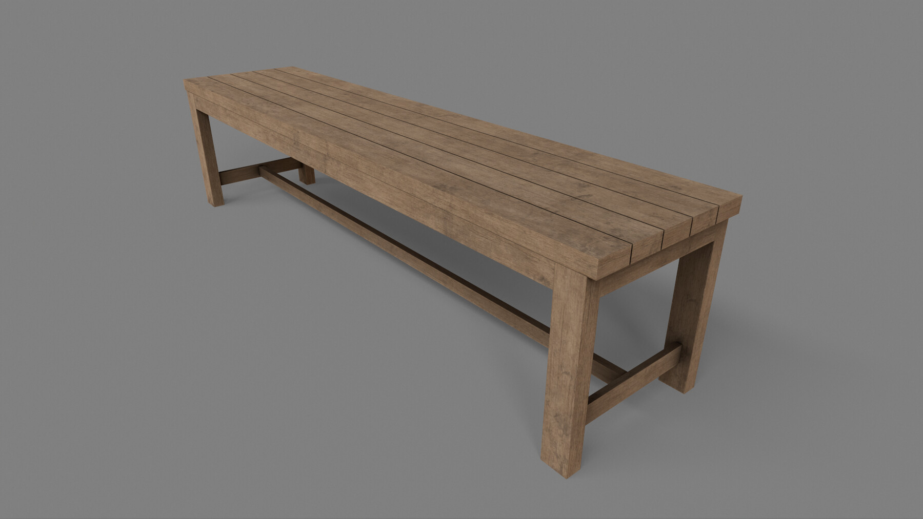 ArtStation - PBR Locker Room Seat Bench 02 | Game Assets