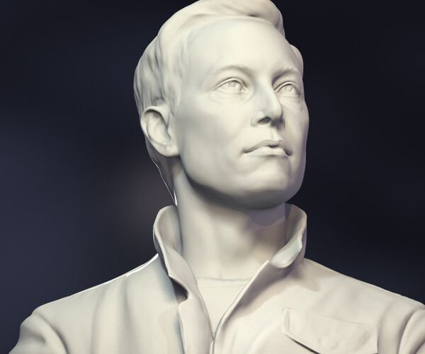 ArtStation - Elon Mask. Portrait for printing. | Resources