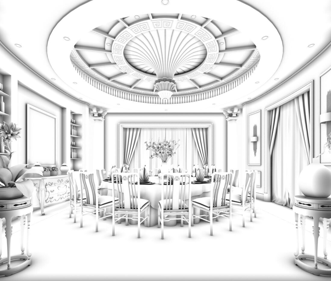 ArtStation - Business Restaurant - Coffee - Banquet 141 | Resources