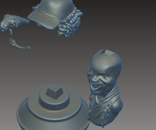 ArtStation - Dustin With his Pet - Bust Stranger things 3D print model ...