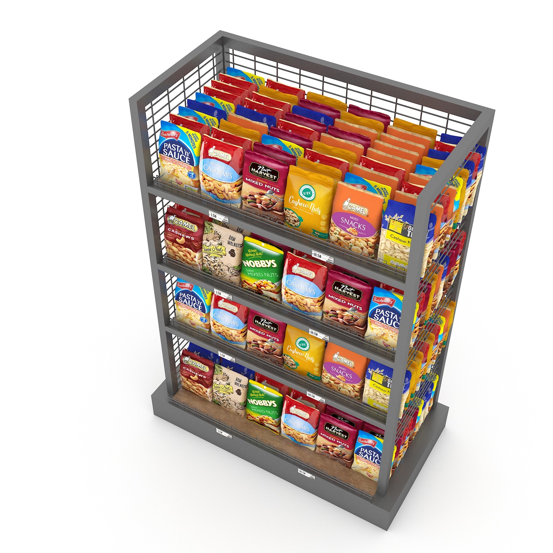 ArtStation - 3D nuts and chips store model | Game Assets