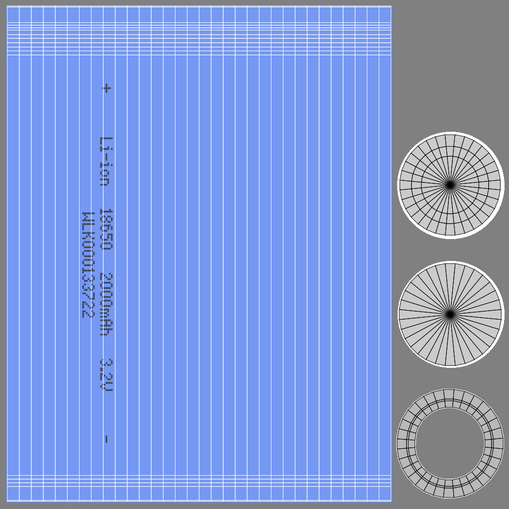 ArtStation - Lithium-ion cell 18650 3D Model | Resources