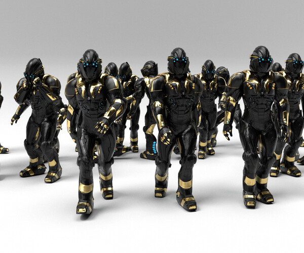 ArtStation - Sci- fi Robot Character Epic Model - Unreal ENgine | Game ...