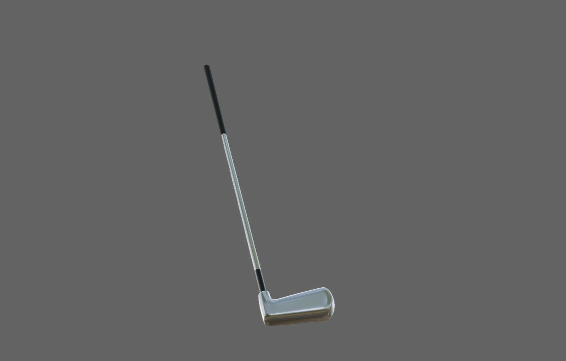ArtStation - Golf Club - Taco de Golfe Low-poly 3D model | Game Assets