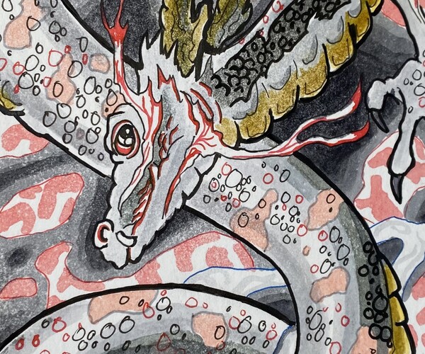 ArtStation - Lithe Dragon with White Smoke | Artworks