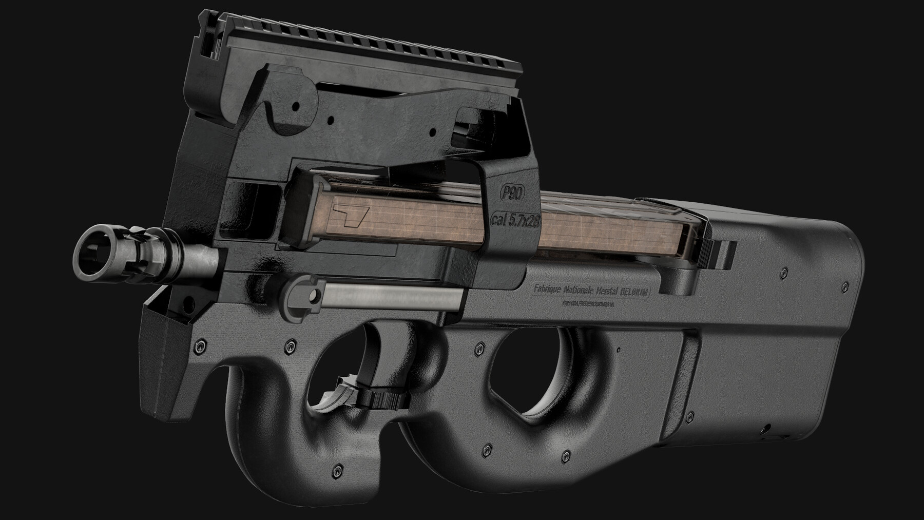 ArtStation - FN P90 (Game Ready) | Game Assets