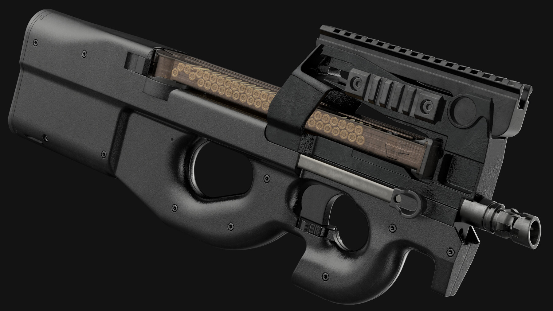 ArtStation - FN P90 (Game Ready) | Game Assets