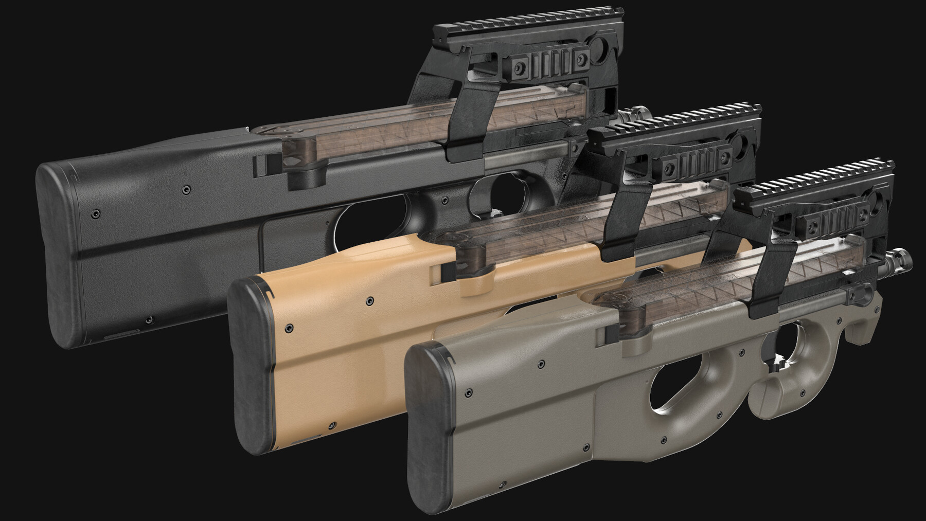 ArtStation - FN P90 (Game Ready) | Game Assets