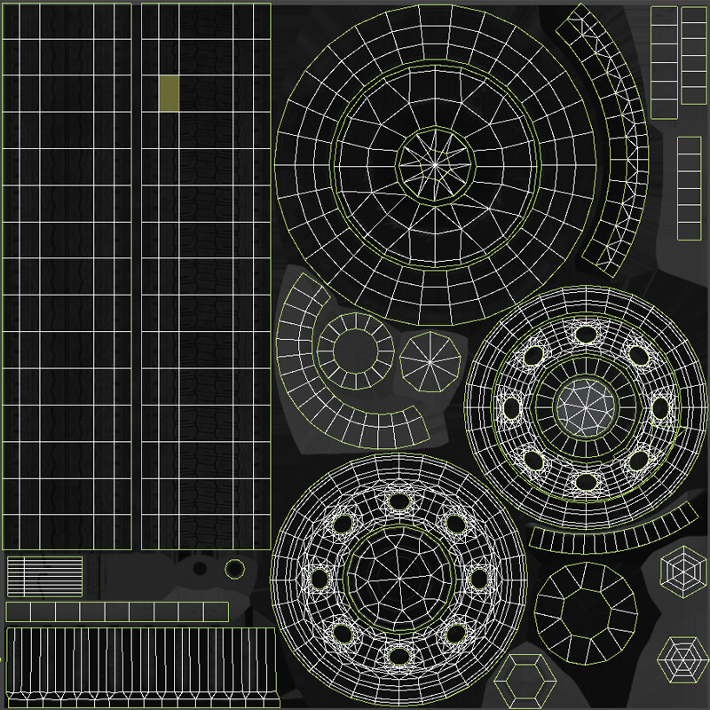 ArtStation - American school mid bus | Game Assets