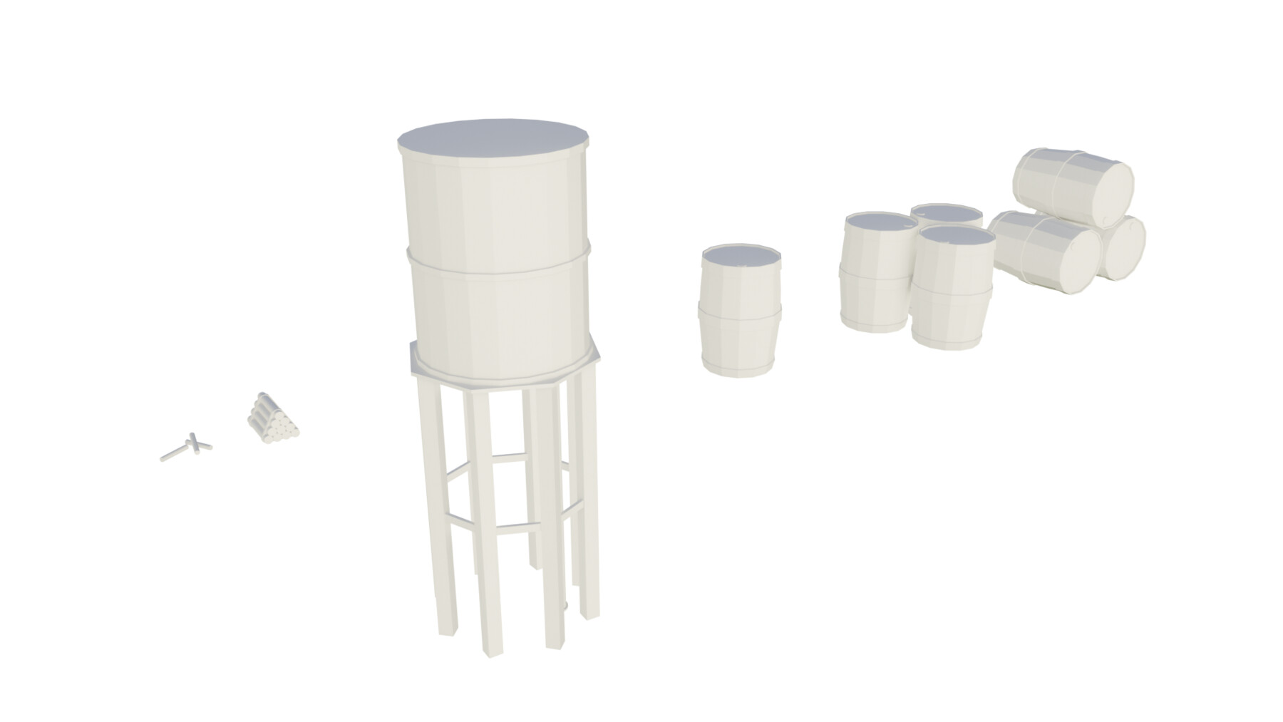 ArtStation - Low Poly Game Ready Props | Game Assets