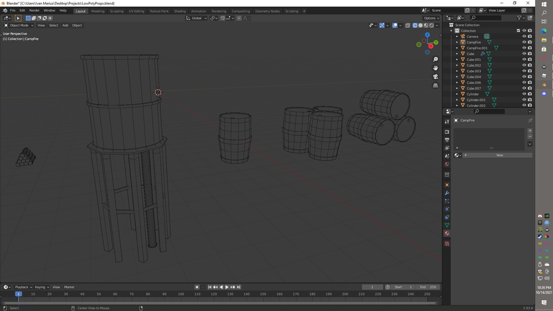 ArtStation - Low Poly Game Ready Props | Game Assets