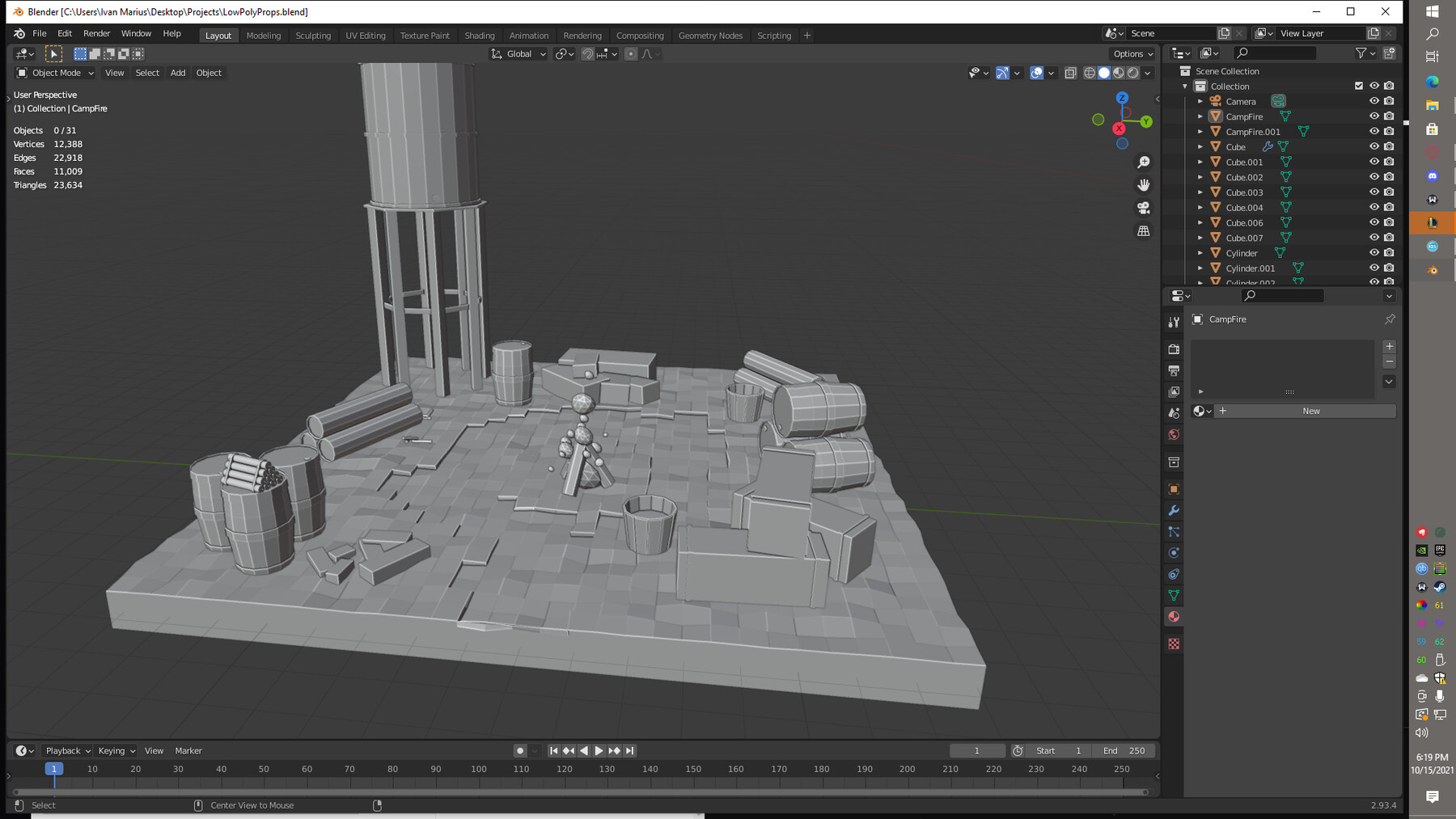 ArtStation - Low Poly Game Ready Props | Game Assets