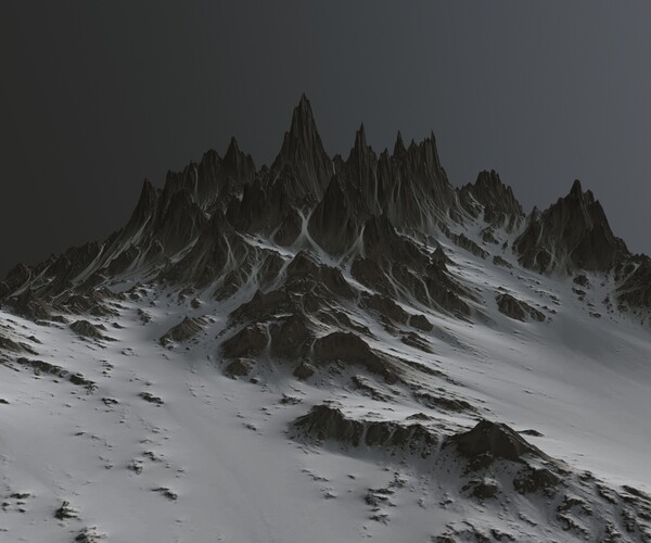 ArtStation - Snow Mountain | Game Assets