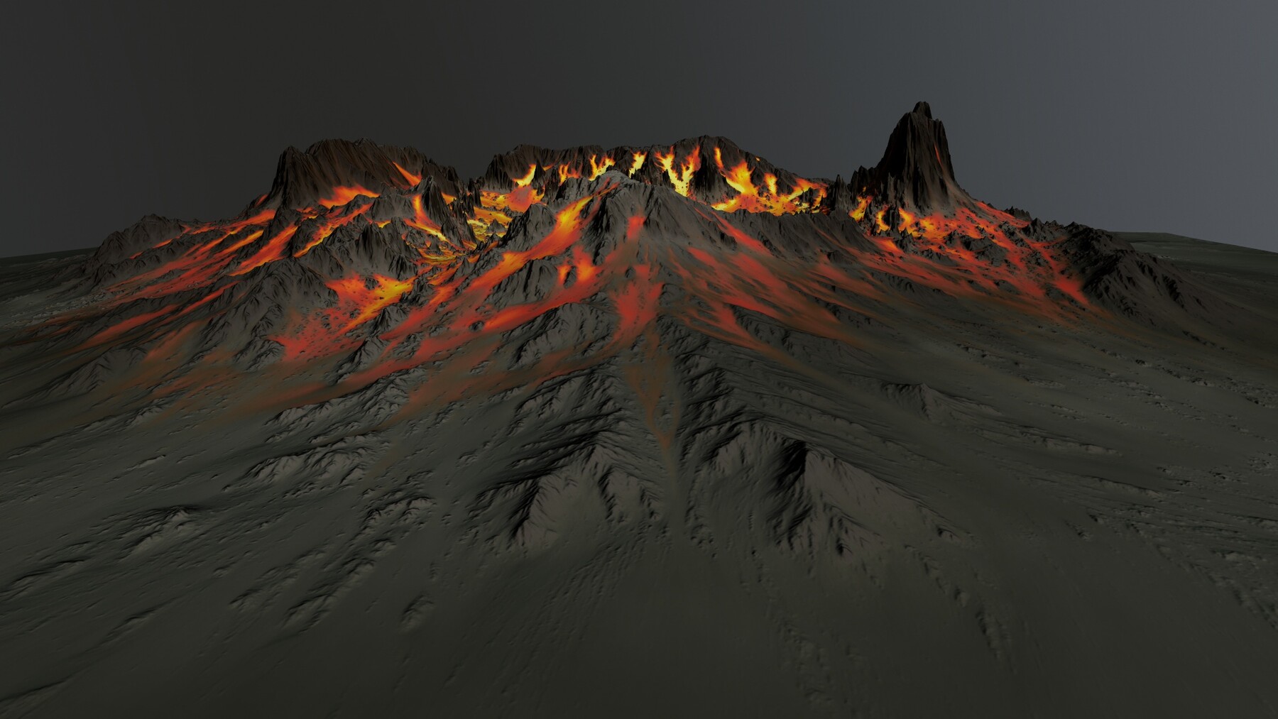 ArtStation - Volcano Terrain | Game Assets